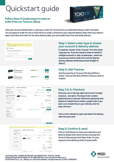 Help - MSD Animal Health New Zealand eShop