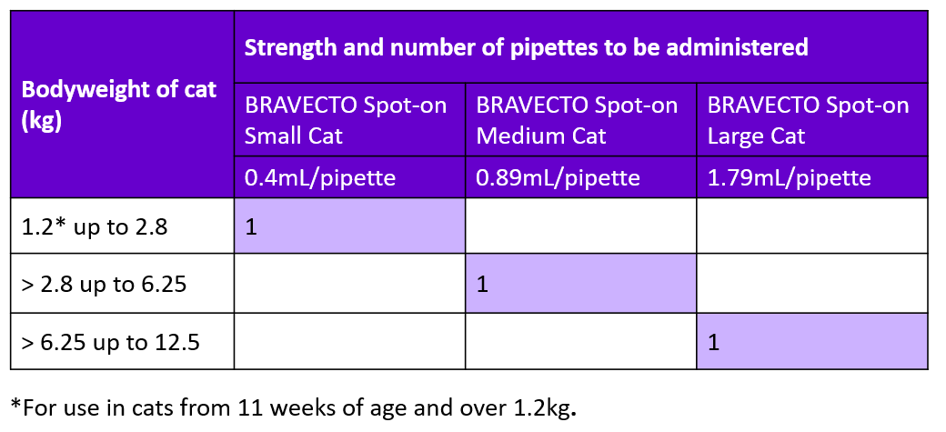 BRAVECTO® SPOT-ON FOR CATS - MSD Animal Health New Zealand